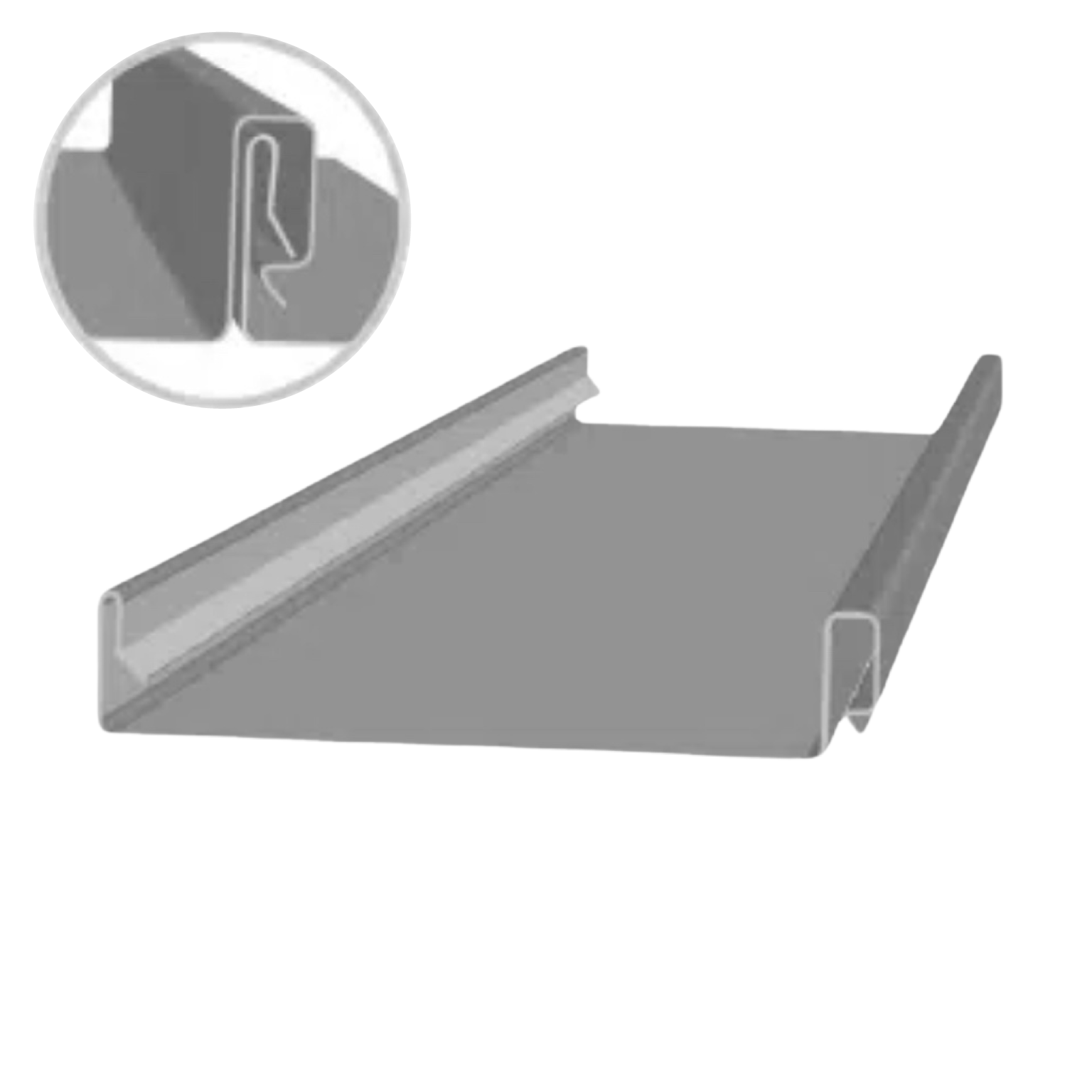 Snap Lock Metal Roofing Panel 14" – Sheet Metal Smith